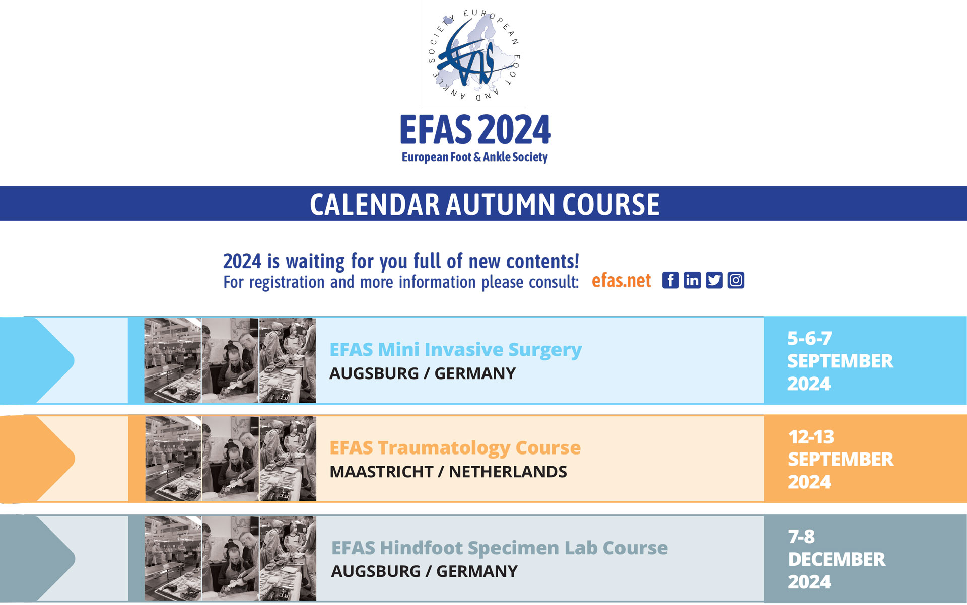 Events EFAS Calendar 2024